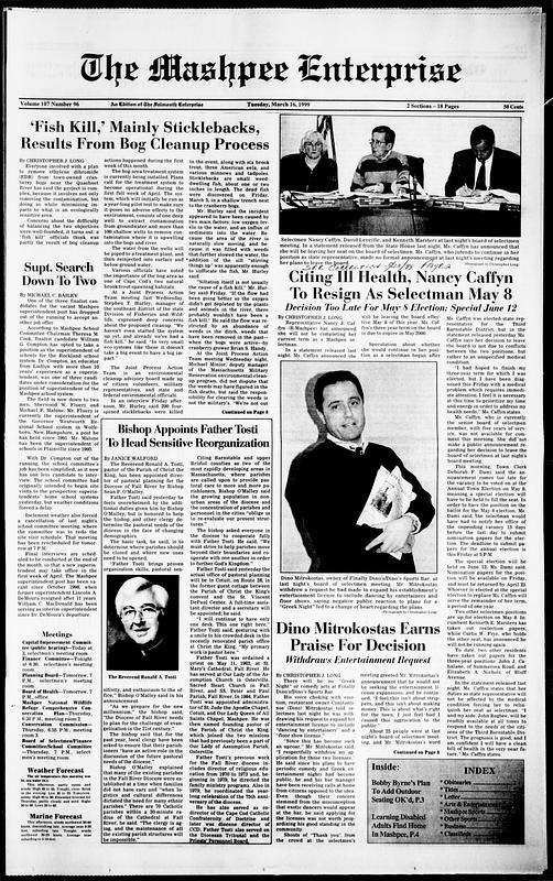 The Mashpee Enterprise. March 16, 1999 - Digital Commonwealth