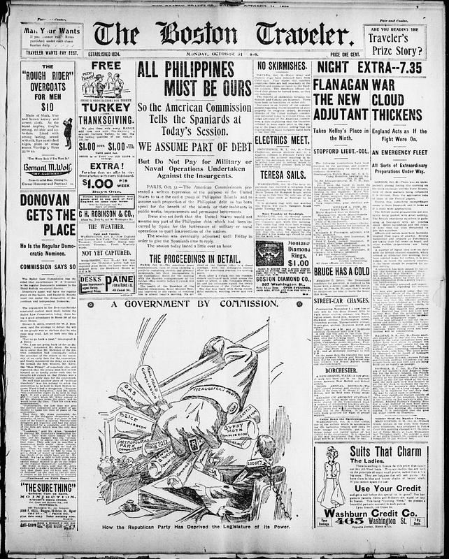 The Boston Traveler. October 31, 1898 - Digital Commonwealth