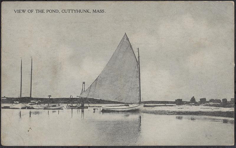 View of the pond, Cuttyhunk, Mass. - Digital Commonwealth