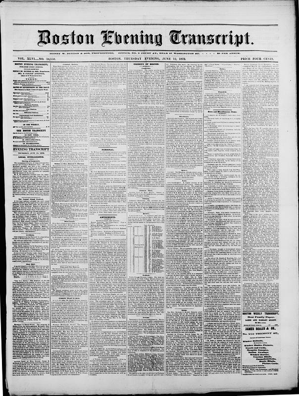 Boston Evening Transcript - Digital Commonwealth