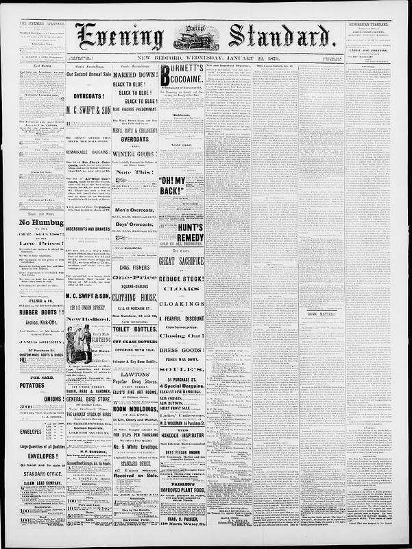 Evening Standard. January 22, 1879 - Digital Commonwealth