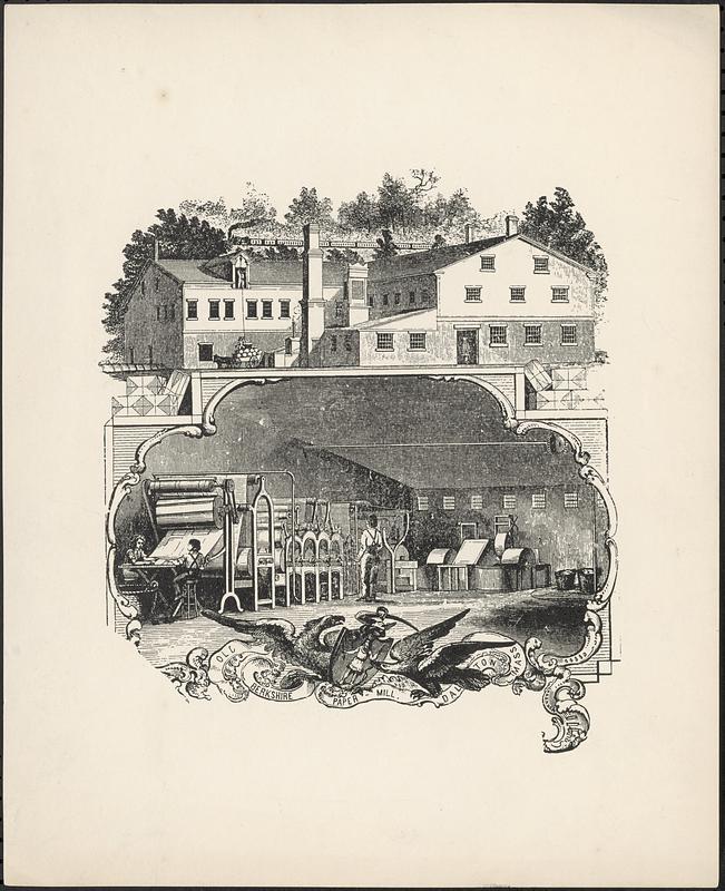 Old Berkshire Mill Wrapper, 1849 - Digital Commonwealth
