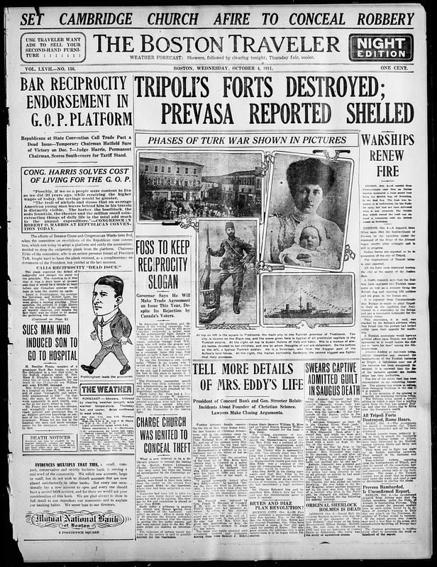 The Boston Traveler. October 04, 1911 - Digital Commonwealth