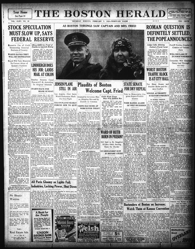 Boston Herald. February 07, 1929 - Digital Commonwealth