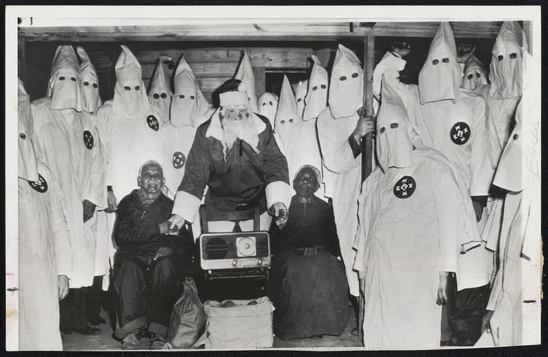 Klan Plays Santa to Ex-Slave-Jack Riddle, 107-year-old former slave and ...