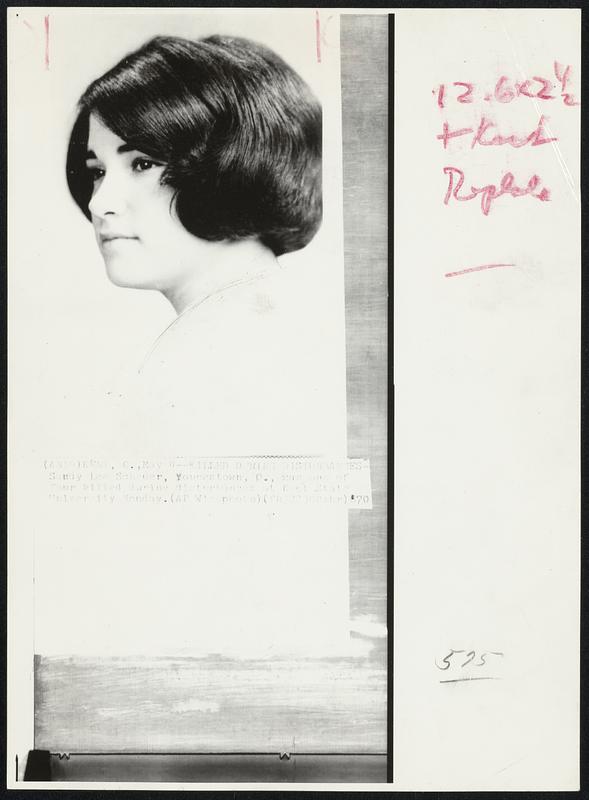 Killed During Disturbances- Sandy Lee Scheuer, Youngstown, O., was one ...