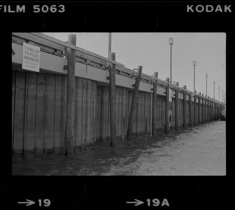 Waterfront pilings - Digital Commonwealth