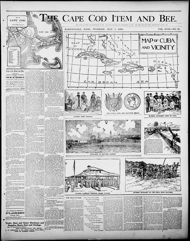 The Cape Cod Item and Bee. May 03, 1898 - Digital Commonwealth