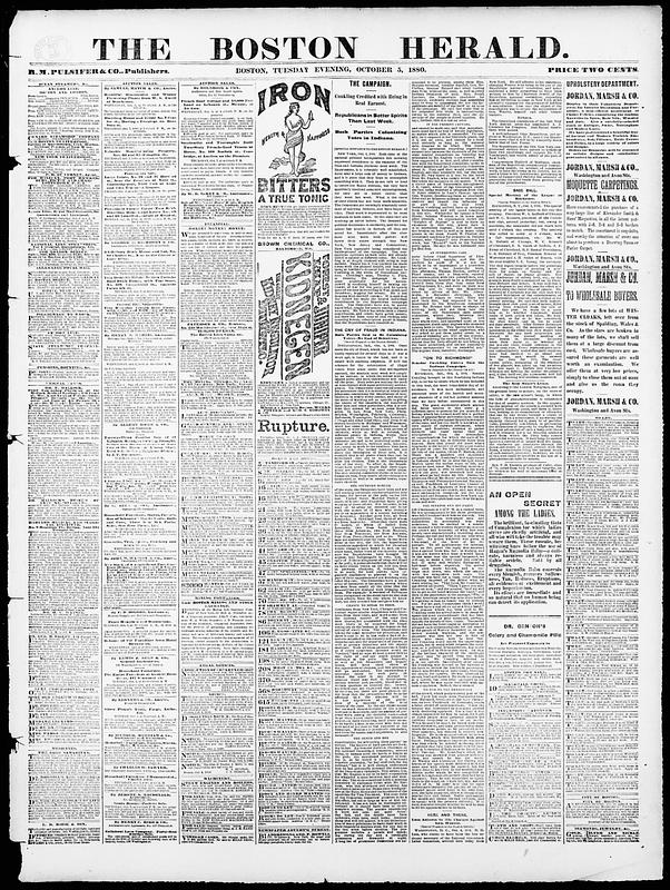 The Boston Herald. October 05, 1880 - Digital Commonwealth