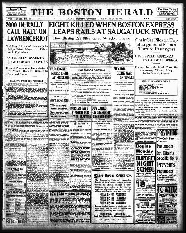 The Boston Herald. October 04, 1912 - Digital Commonwealth