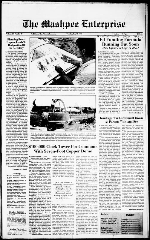 The Mashpee Enterprise. July 13, 1999 - Digital Commonwealth