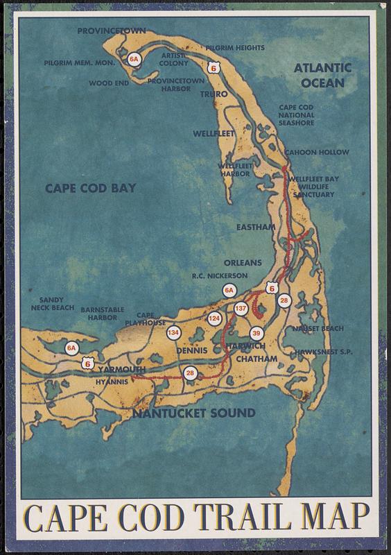 Cape Cod trail map - Digital Commonwealth