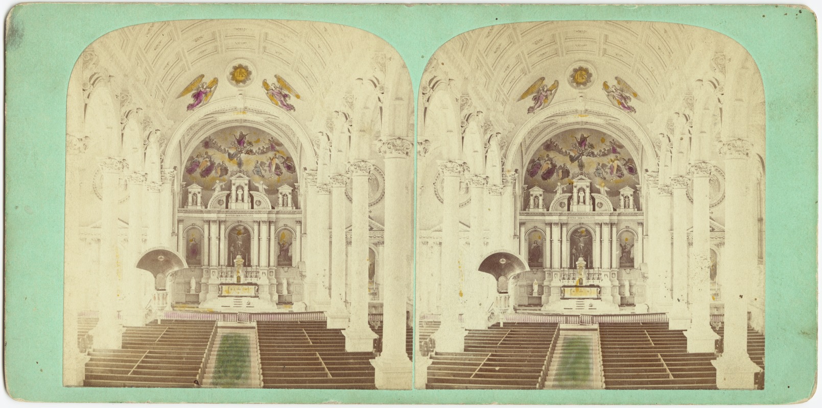 Church Immaculate Conception, (interior) - Digital Commonwealth