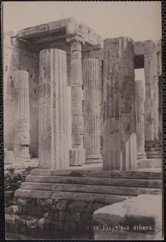 Propylaea Athens - Digital Commonwealth