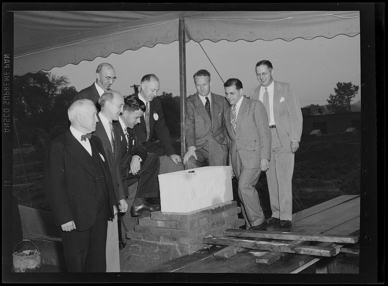 Cornerstone laying - Digital Commonwealth