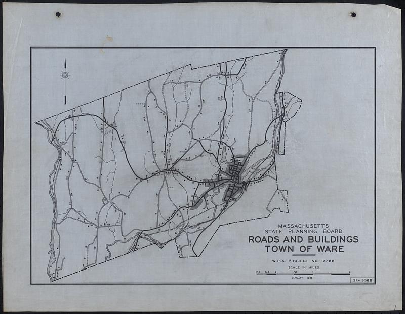 Roads and Buildings Town of Ware - Digital Commonwealth