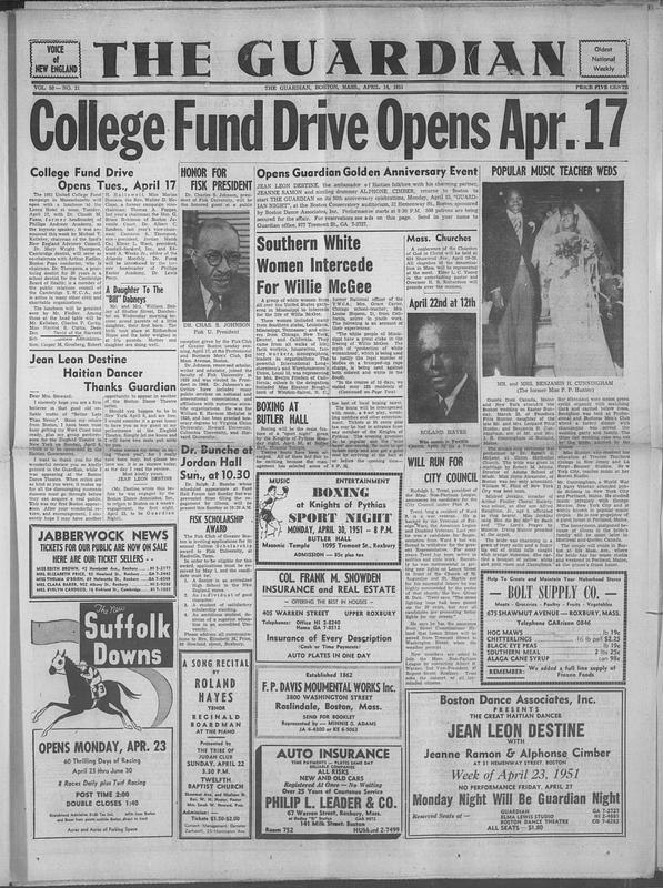 The Guardian. April 14, 1951 - Digital Commonwealth