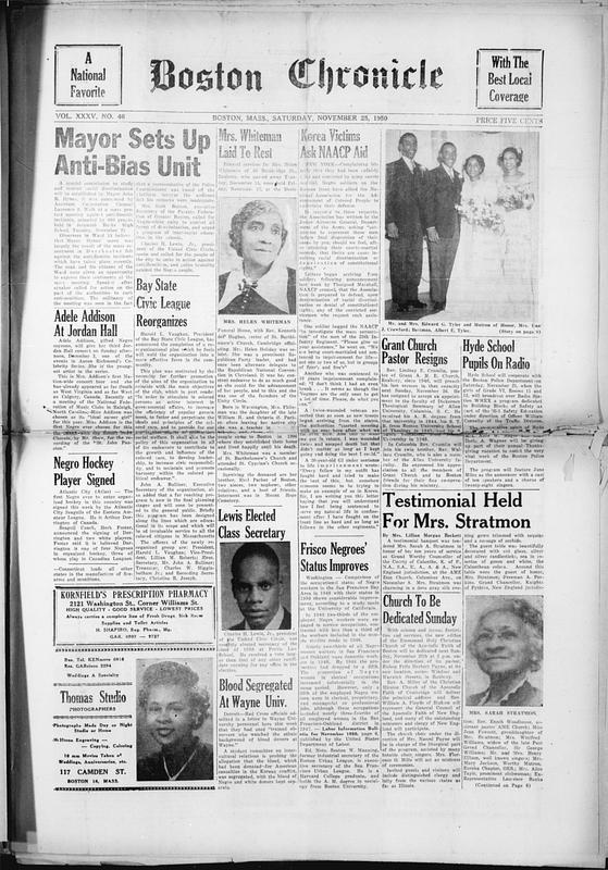 Boston Chronicle. November 25, 1950 - Digital Commonwealth