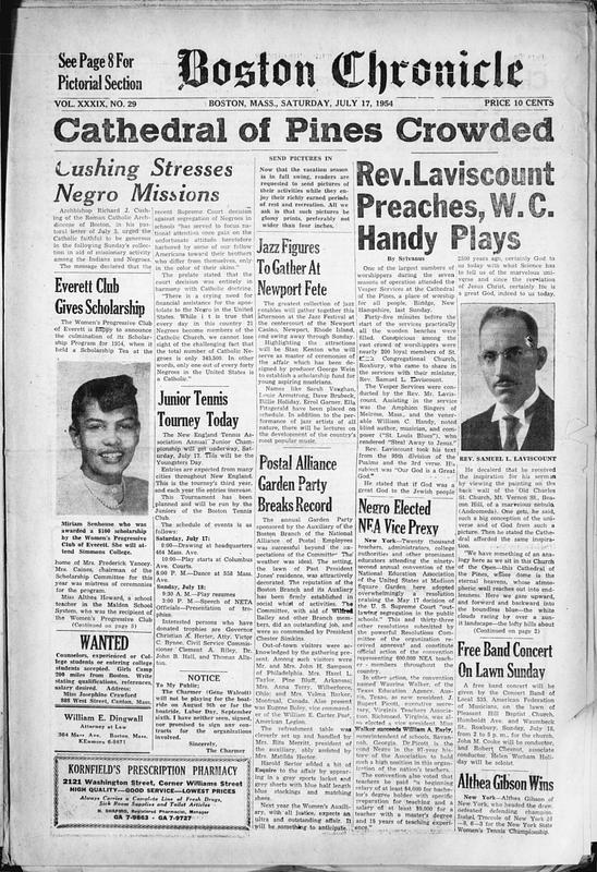Boston Chronicle. July 17, 1954 - Digital Commonwealth