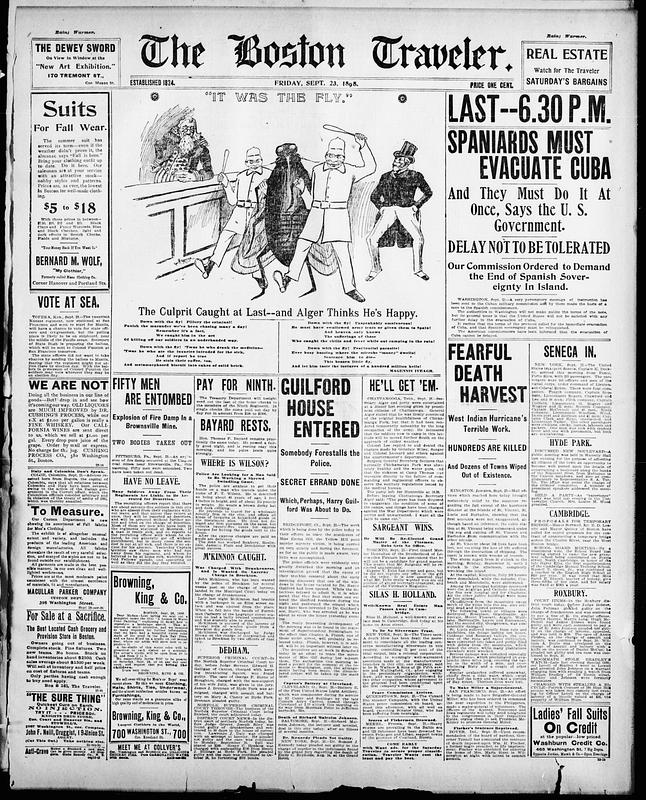 The Boston Traveler. September 23, 1898 - Digital Commonwealth