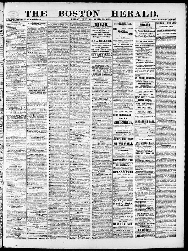 The Boston Herald. April 30, 1875 - Digital Commonwealth