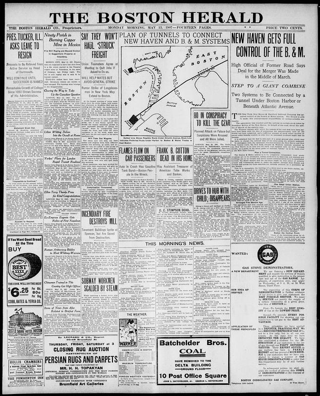 The Boston Herald. May 13, 1907 - Digital Commonwealth