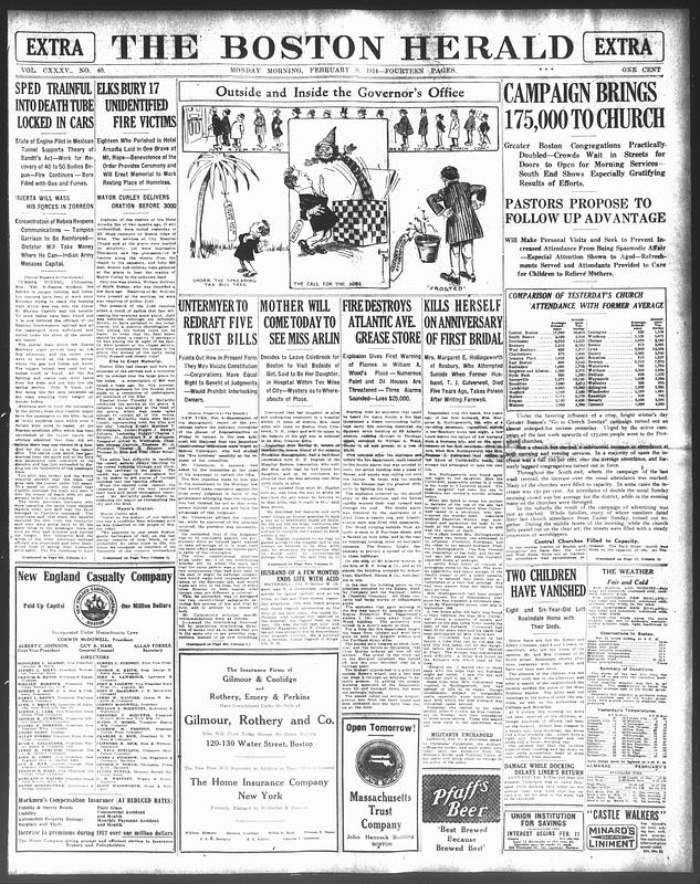 The Boston Herald. February 09, 1914 - Digital Commonwealth