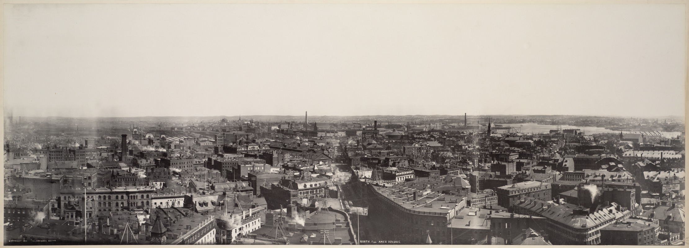 North from Ames Building - Digital Commonwealth