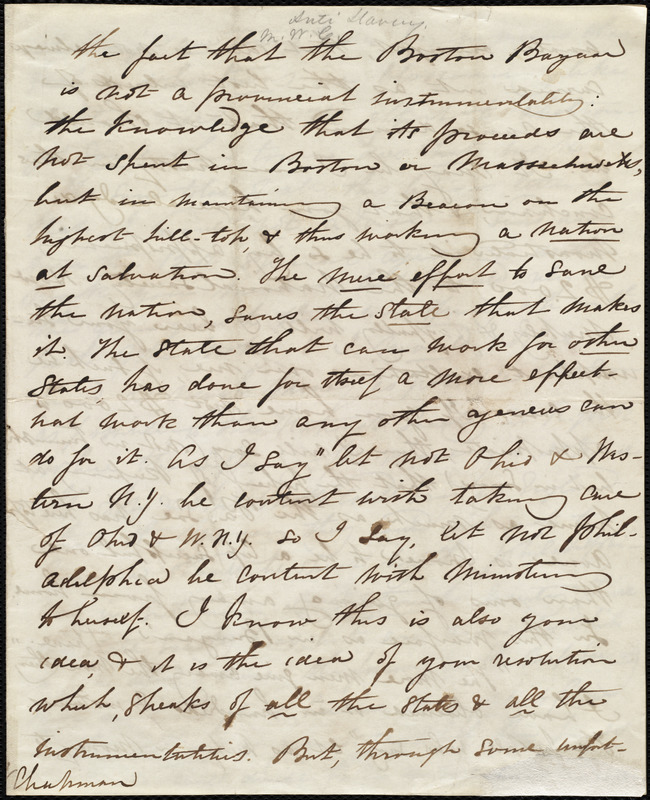 Letter from Maria Weston Chapman, [1840?] - Digital Commonwealth