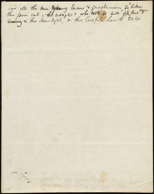 Rough draft of an essay on Ralph Waldo Emerson by Maria Weston Chapman ...