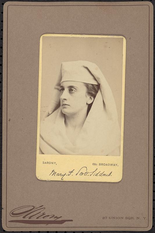 Mary F. Scott-Siddons - Digital Commonwealth