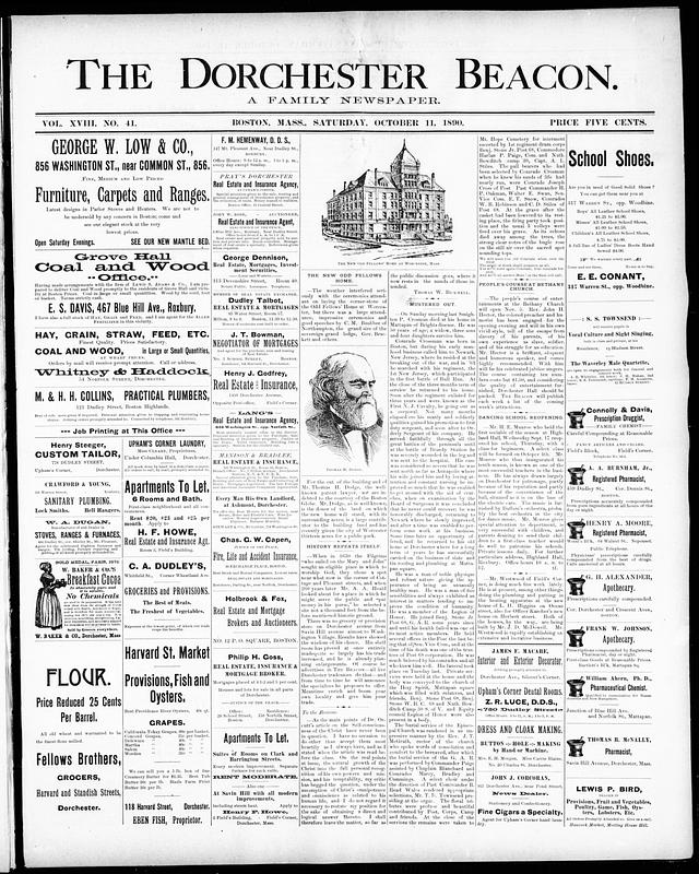 The Dorchester Beacon. October 11, 1890 - Digital Commonwealth
