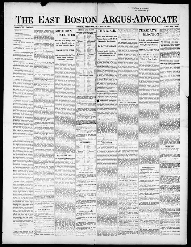 East Boston Argus-Advocate - Digital Commonwealth