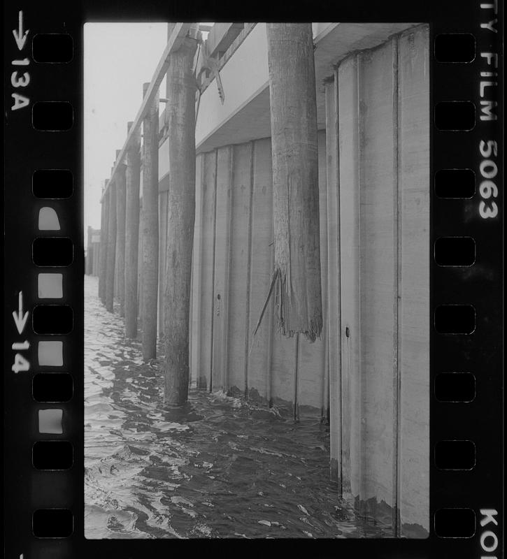 Waterfront pilings - Digital Commonwealth