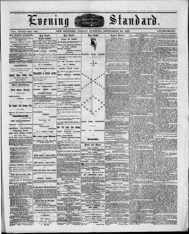 Evening Standard. September 20, 1867 - Digital Commonwealth
