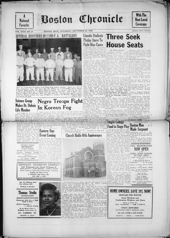 Boston Chronicle. September 23, 1950 - Digital Commonwealth