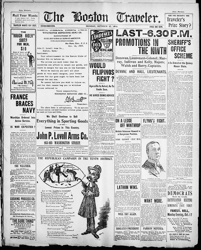 The Boston Traveler. October 17, 1898 - Digital Commonwealth