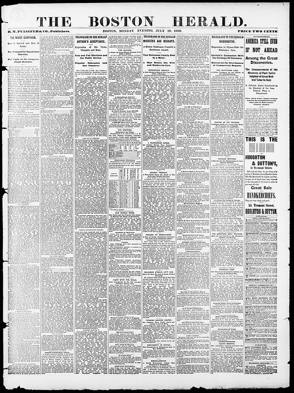 The Boston Herald. July 19, 1880 - Digital Commonwealth