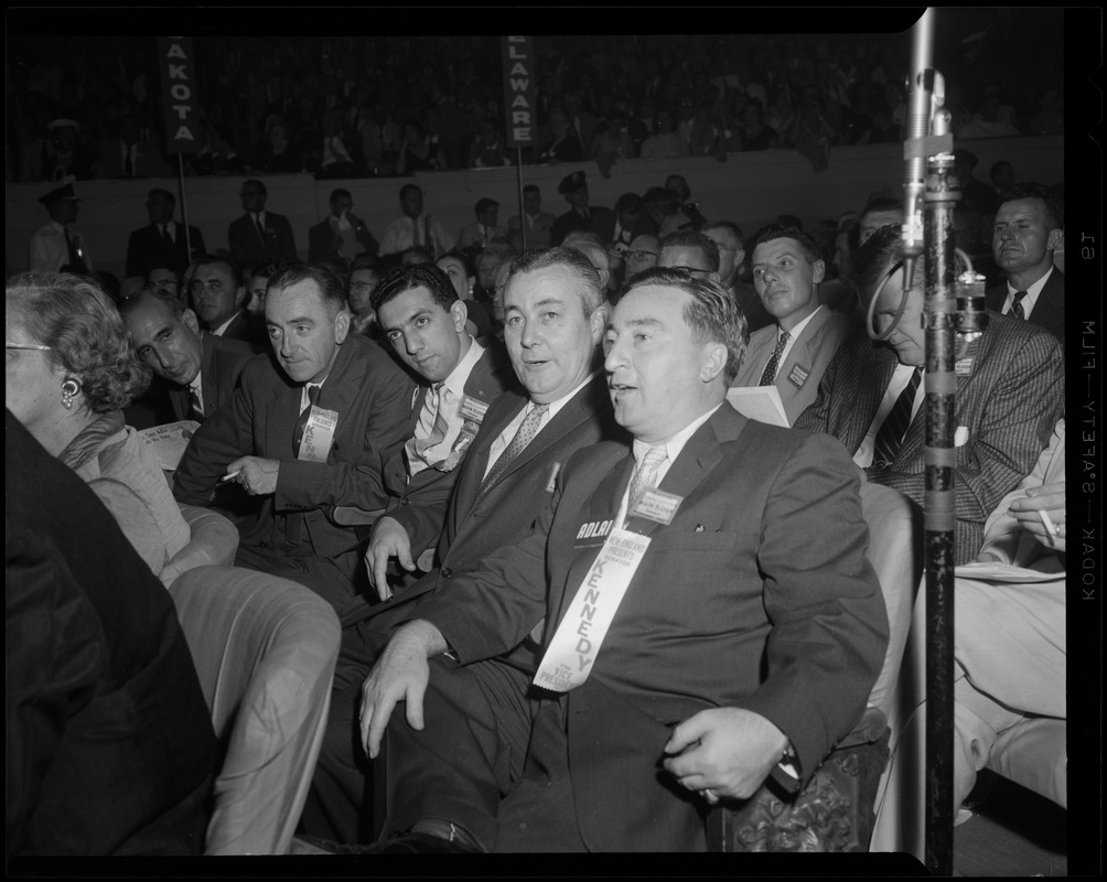 JFK supporters at the Chicago convention - Digital Commonwealth