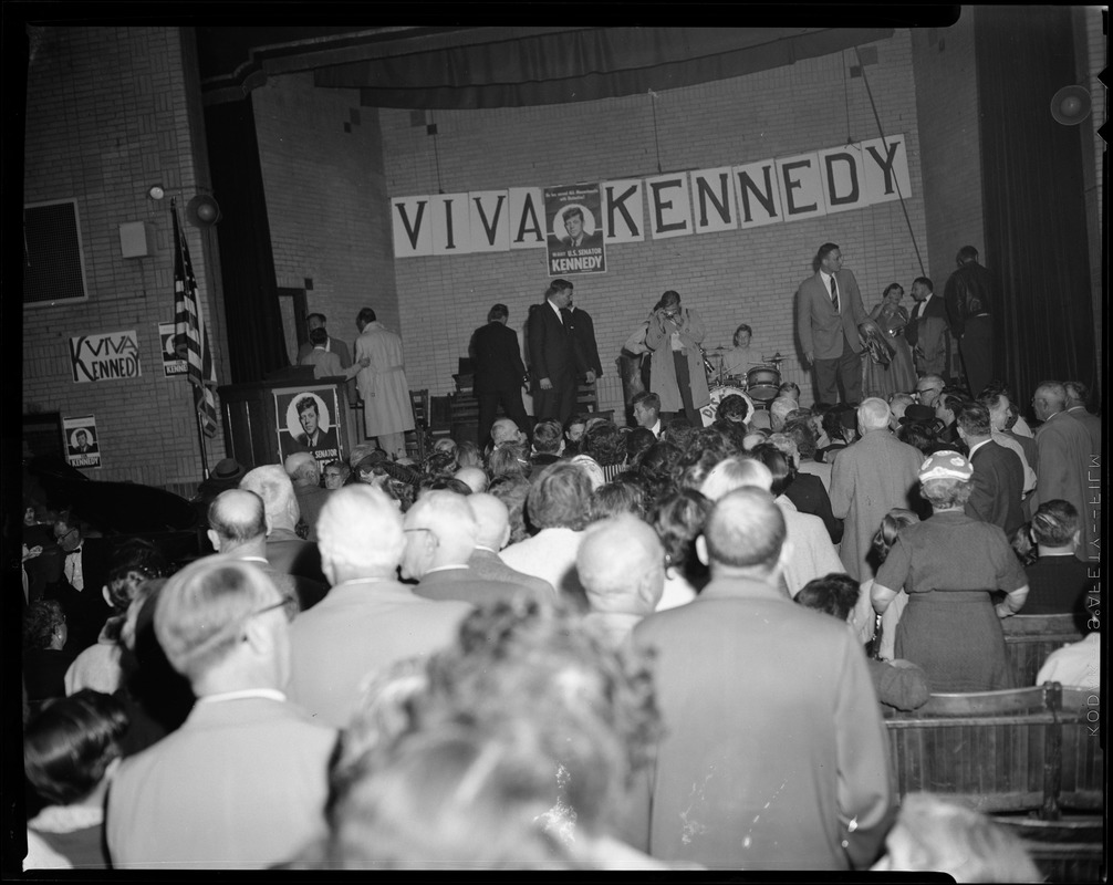 JFK campaigns for Senate re-election - Digital Commonwealth
