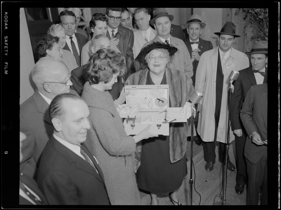 Jackie during Senate campaign - Digital Commonwealth