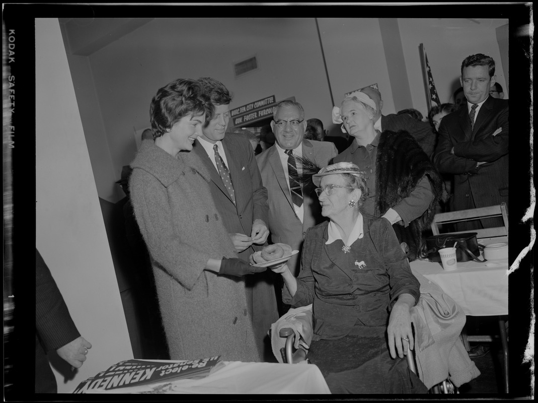 JFK campaigning in Marblehead, Gloucester & Newbury - Digital Commonwealth