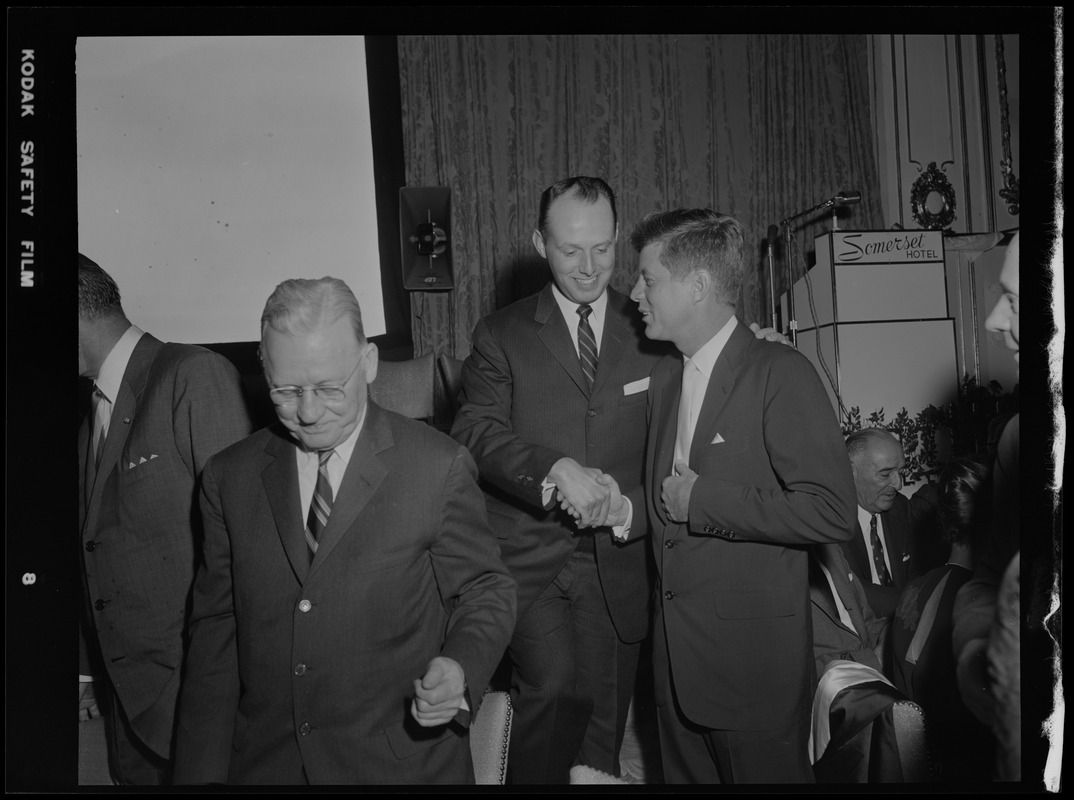JFK at the Truman jubilee birthday party - Digital Commonwealth