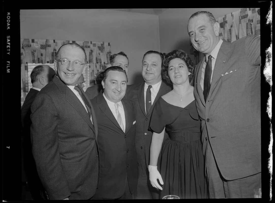 LBJ at the Truman jubilee birthday party - Digital Commonwealth