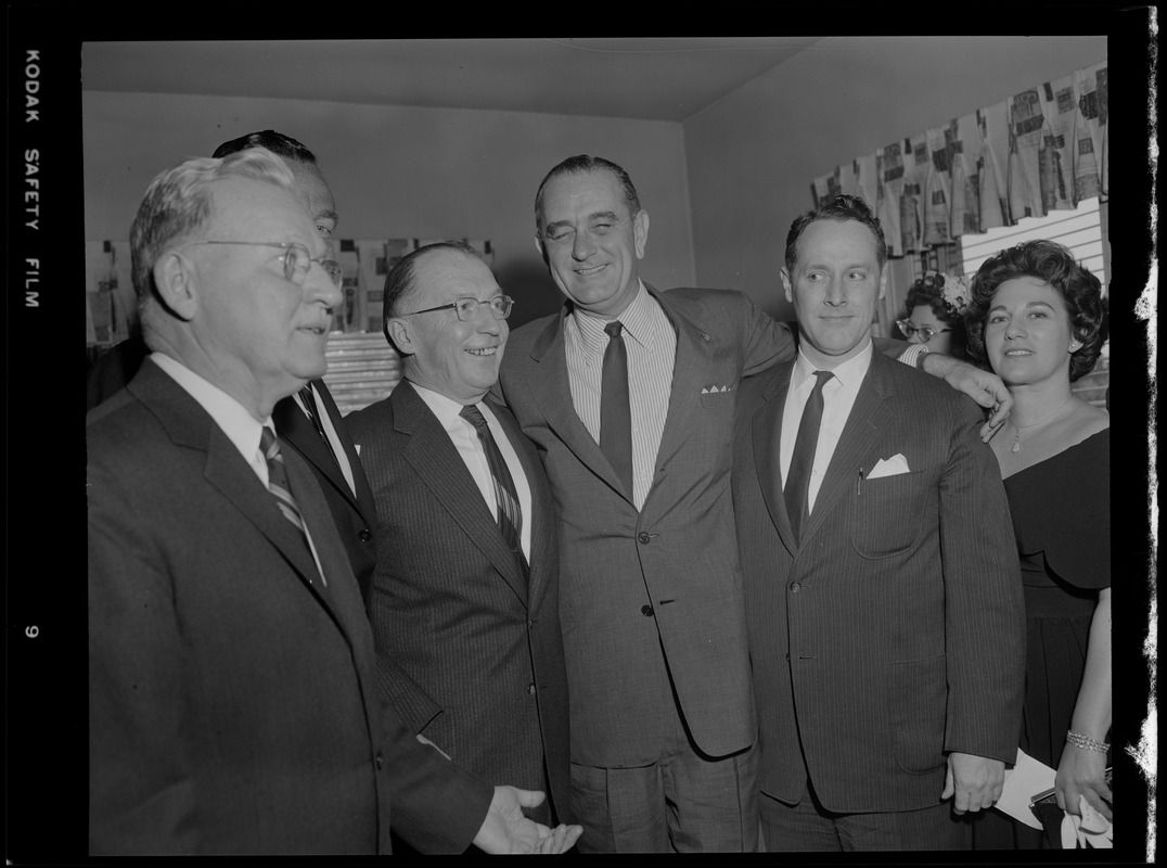 LBJ at the Truman jubilee birthday party - Digital Commonwealth