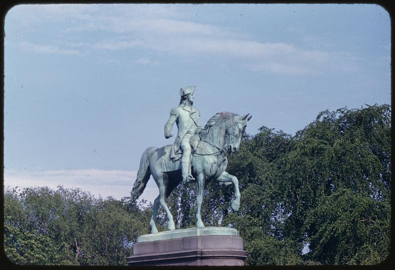 Washington statue - Digital Commonwealth