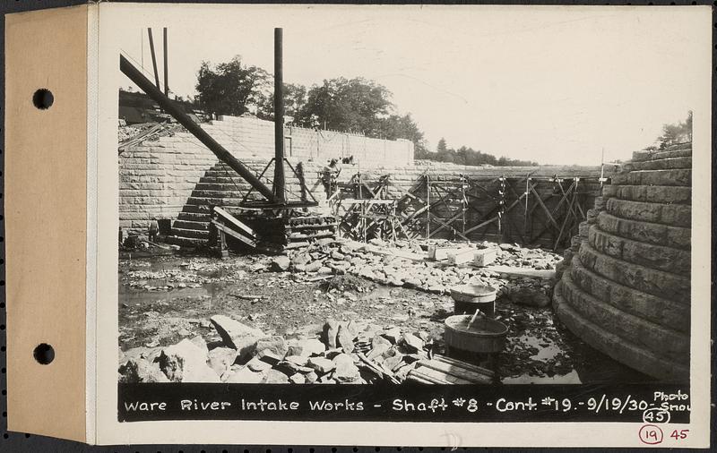 Contract No. 19, Dam and Substructure of Ware River Intake Works at ...