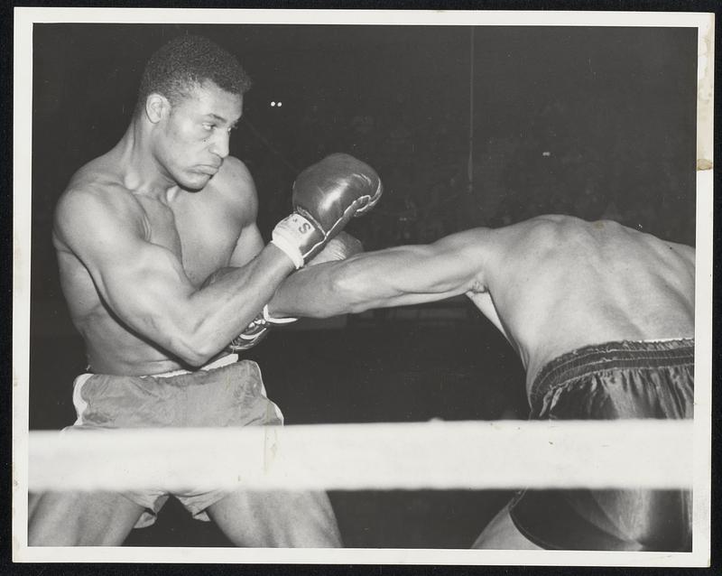 Taking Left to Body in first round is Ed Sanders in New England ...