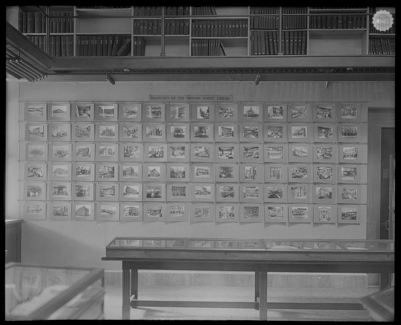 Boston Public Library. Copley Square. Fine arts exhibition room -- 50th ...