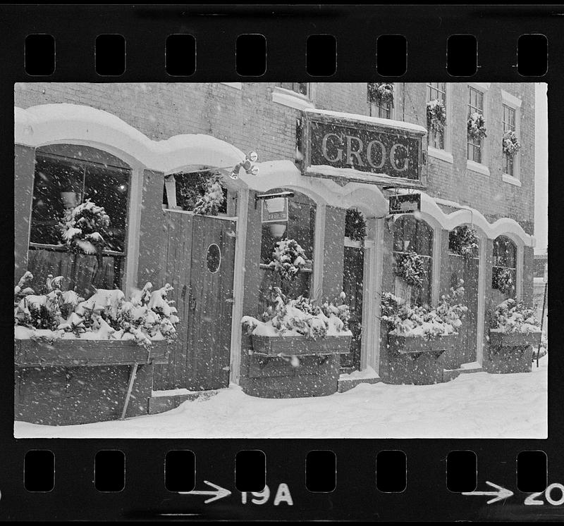 The Grog in snow - Digital Commonwealth